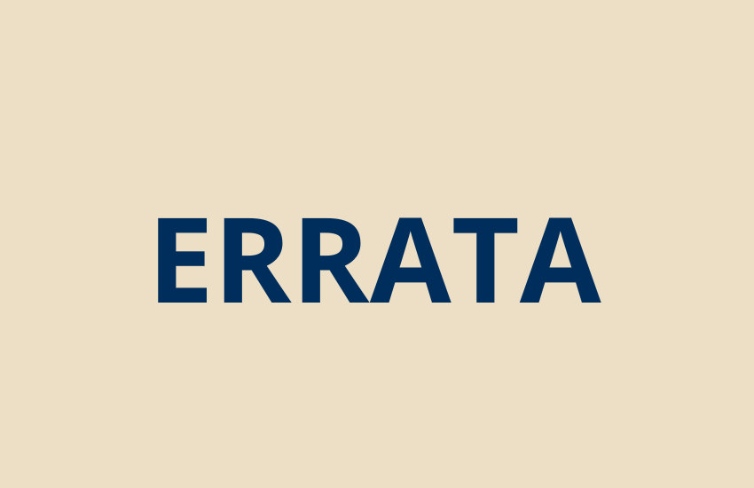 ERRATA - ANEC