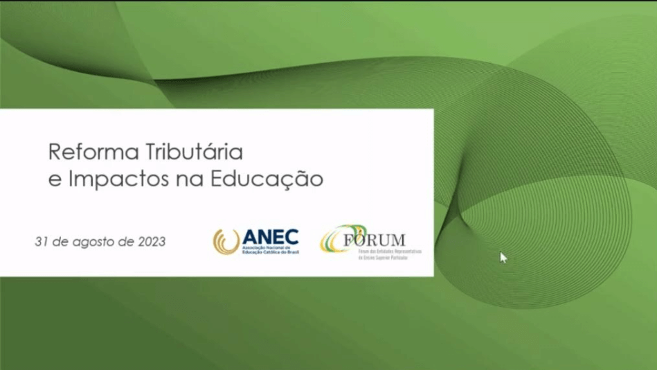Reforma tributária no âmbito do setor educacional é tema em Fórum da ...