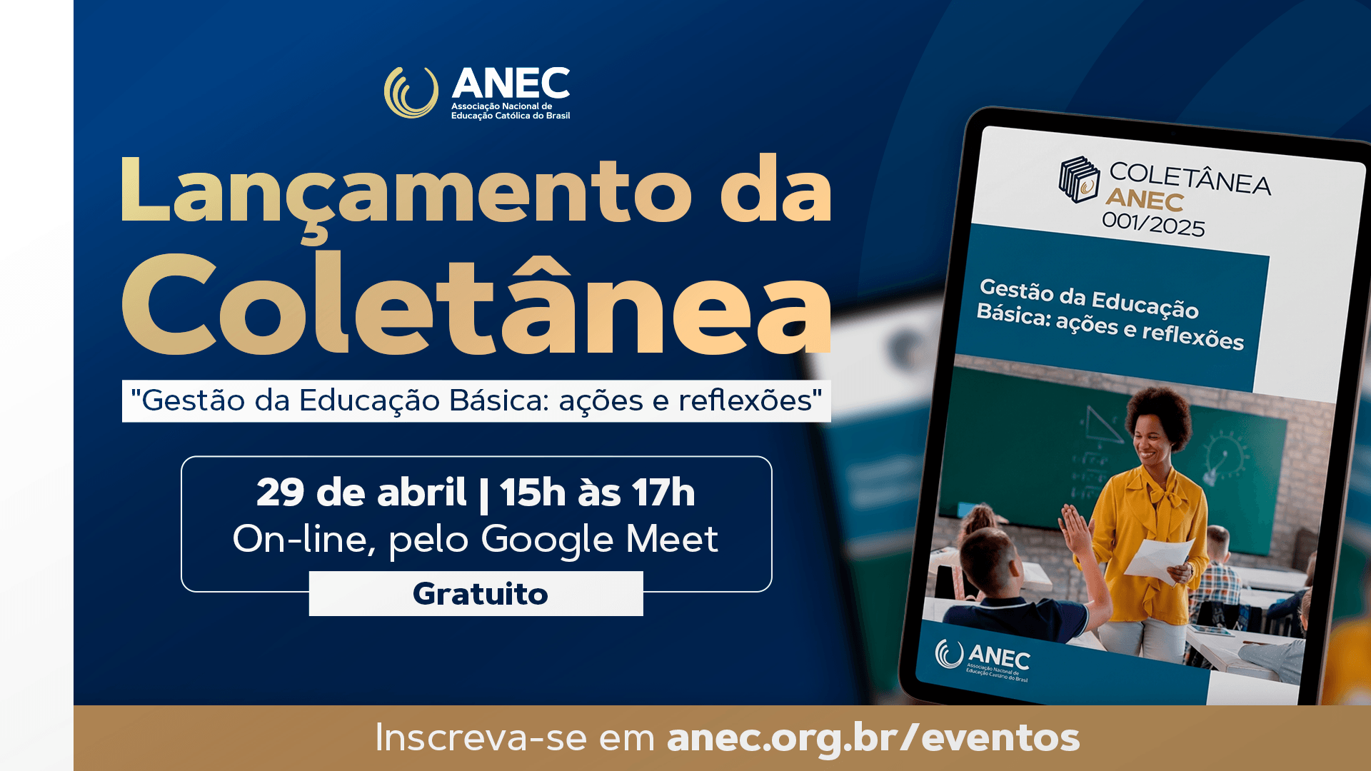 Lançamento da Coletânea "Gestão da Educação Básica: ações e reflexões ...